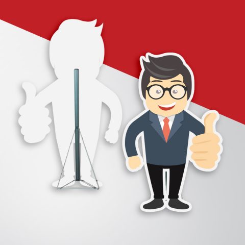 Metal Standee Support | Techprint